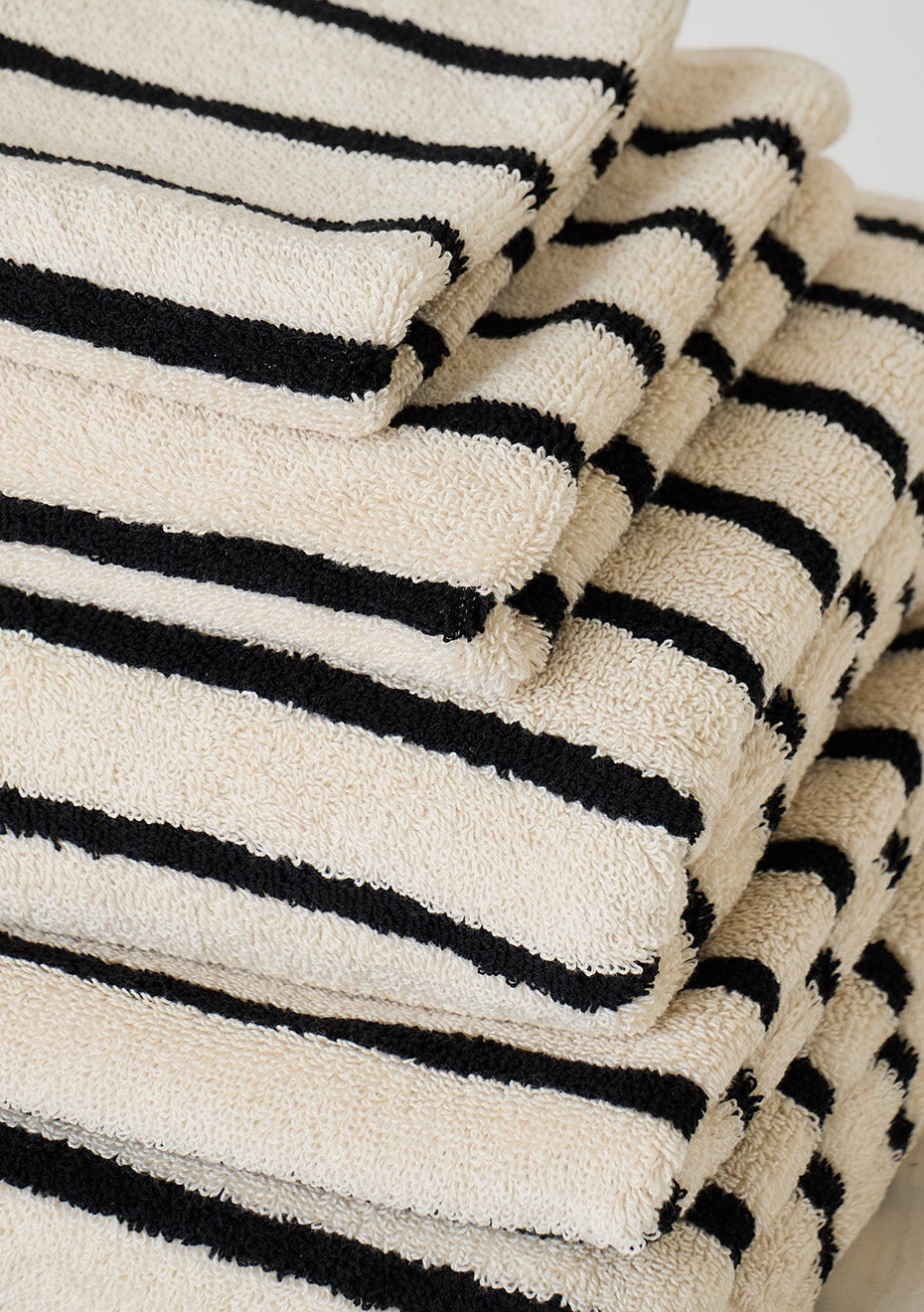 George Collective - Hand Towel - Black Stripe - Onceit