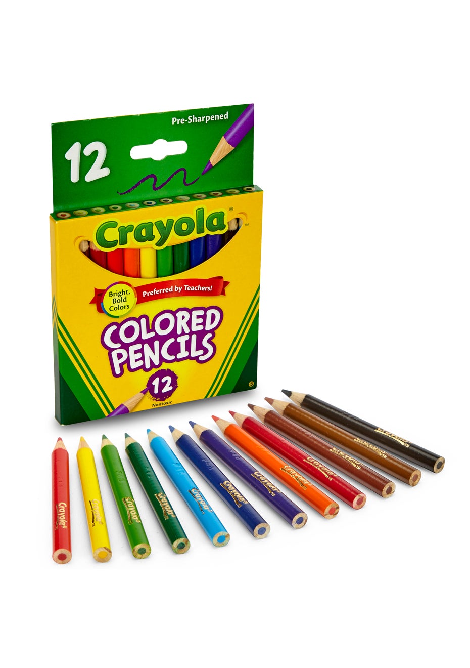 Crayola Colored Pencils Half 12Pk - Onceit