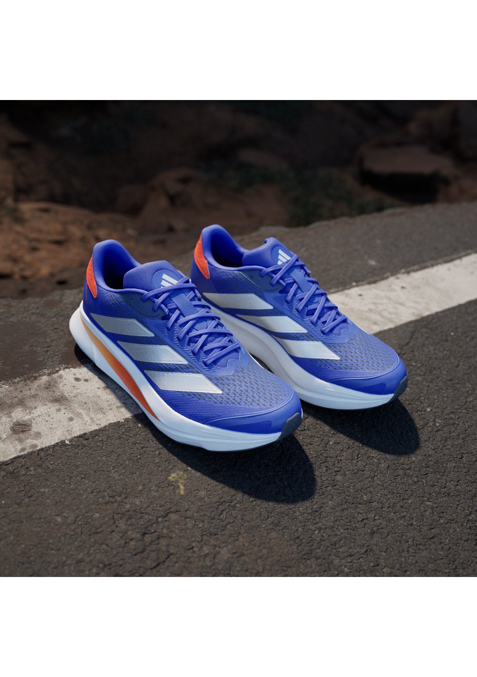 adidas - Mens Duramo Sl 2 Running Shoes - lucid blue/zero met./impact orange - Onceit