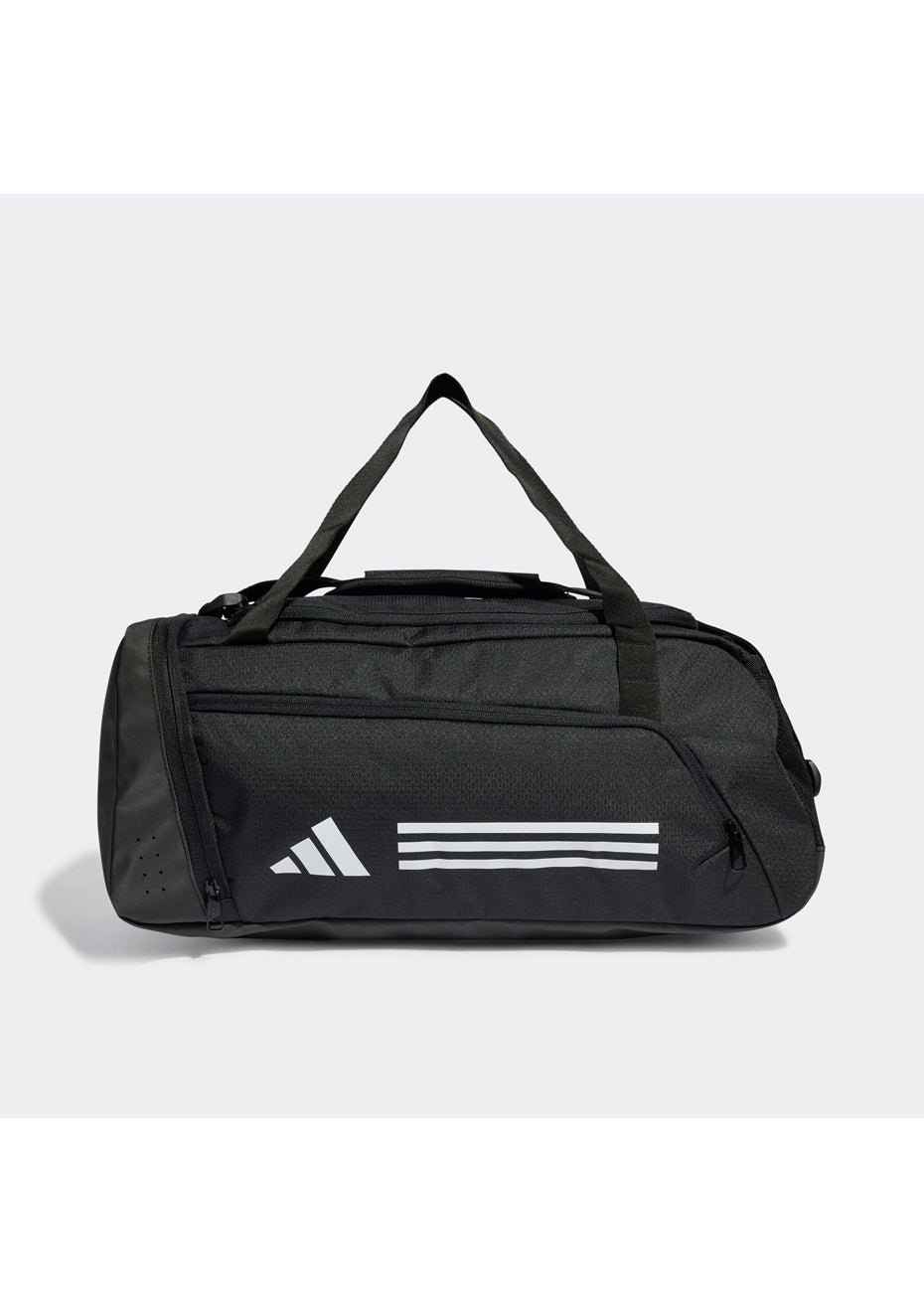 adidas - Unisexessentials 3 - Stripes Duffel Bag Small - Black - Onceit