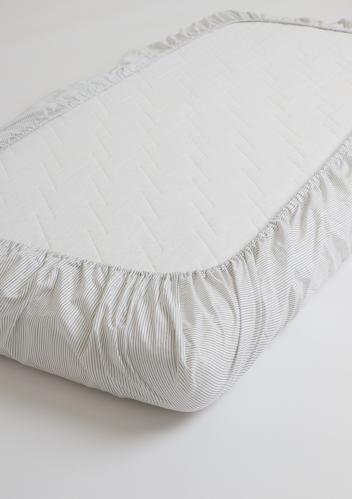 George Collective - 100% Stonewashed Cotton Fitted Cot Sheet - Grey ...