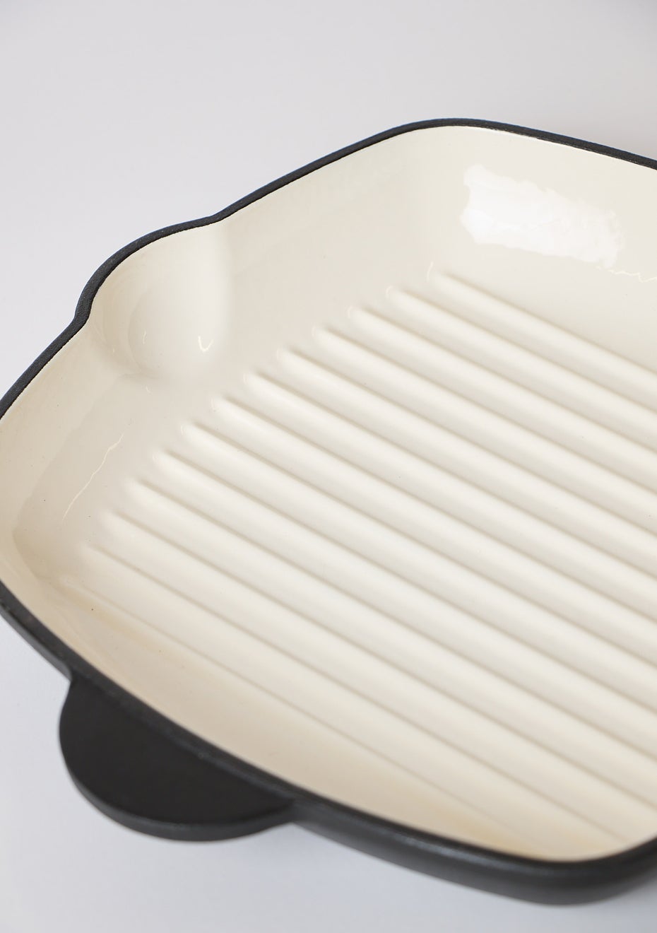 George Collective - Cast Iron Grill Skillet 27cm - Matte Black - Onceit