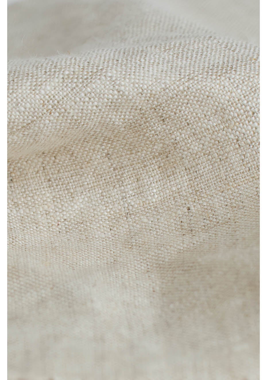 George Collective - 100% French Linen Flat Sheet - King - Natural - Onceit