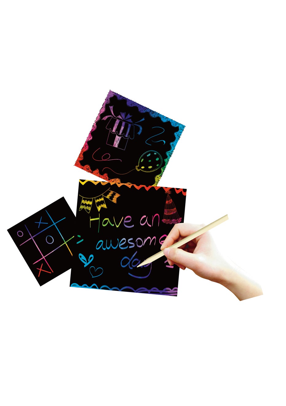 Scratch Art Kit - Scartch 50 Notes - Onceit