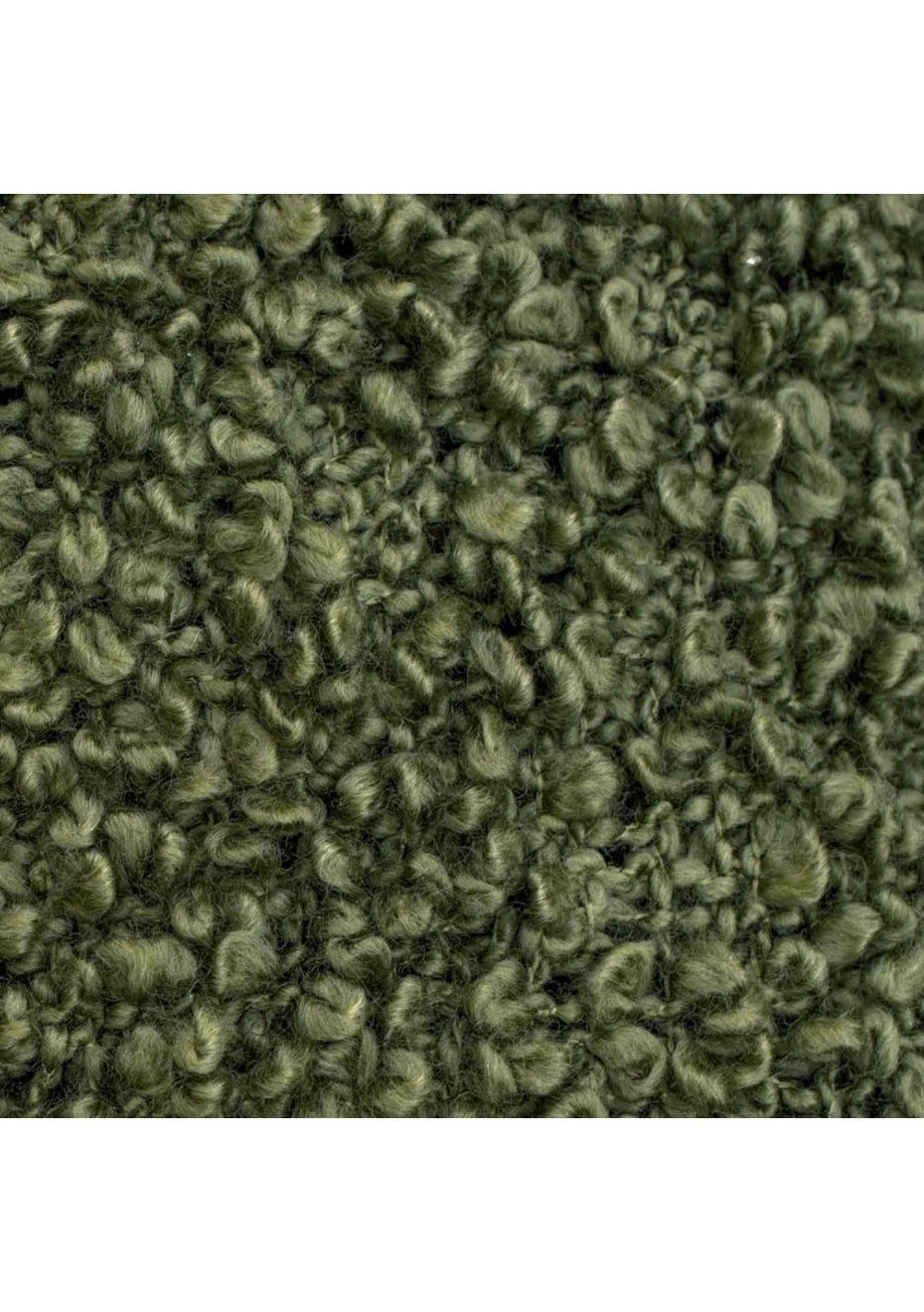 Kas - Rye Cushion Boucle (50X50Cm) - Moss - Onceit