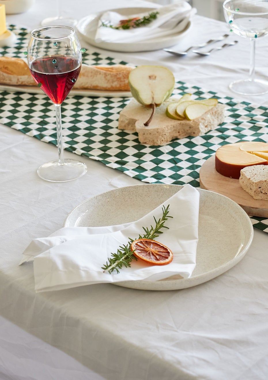 George Collective - 100% Stonewashed Cotton Table Napkin 4 Pack - White ...