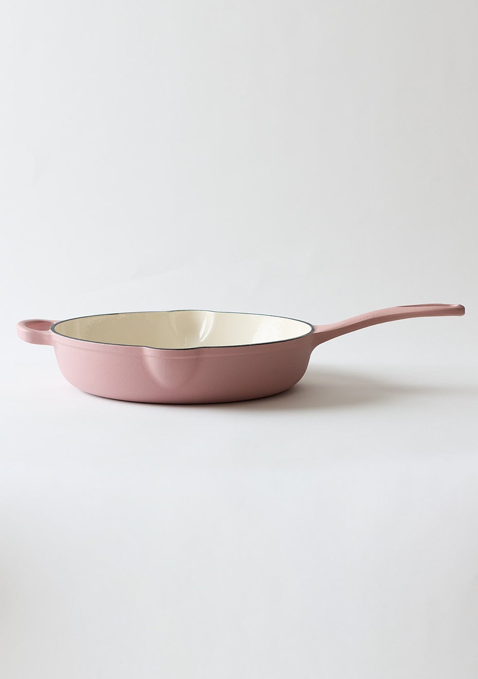 George Collective - Cast Iron Pan 27cm - Matte Dusty Pink - Onceit