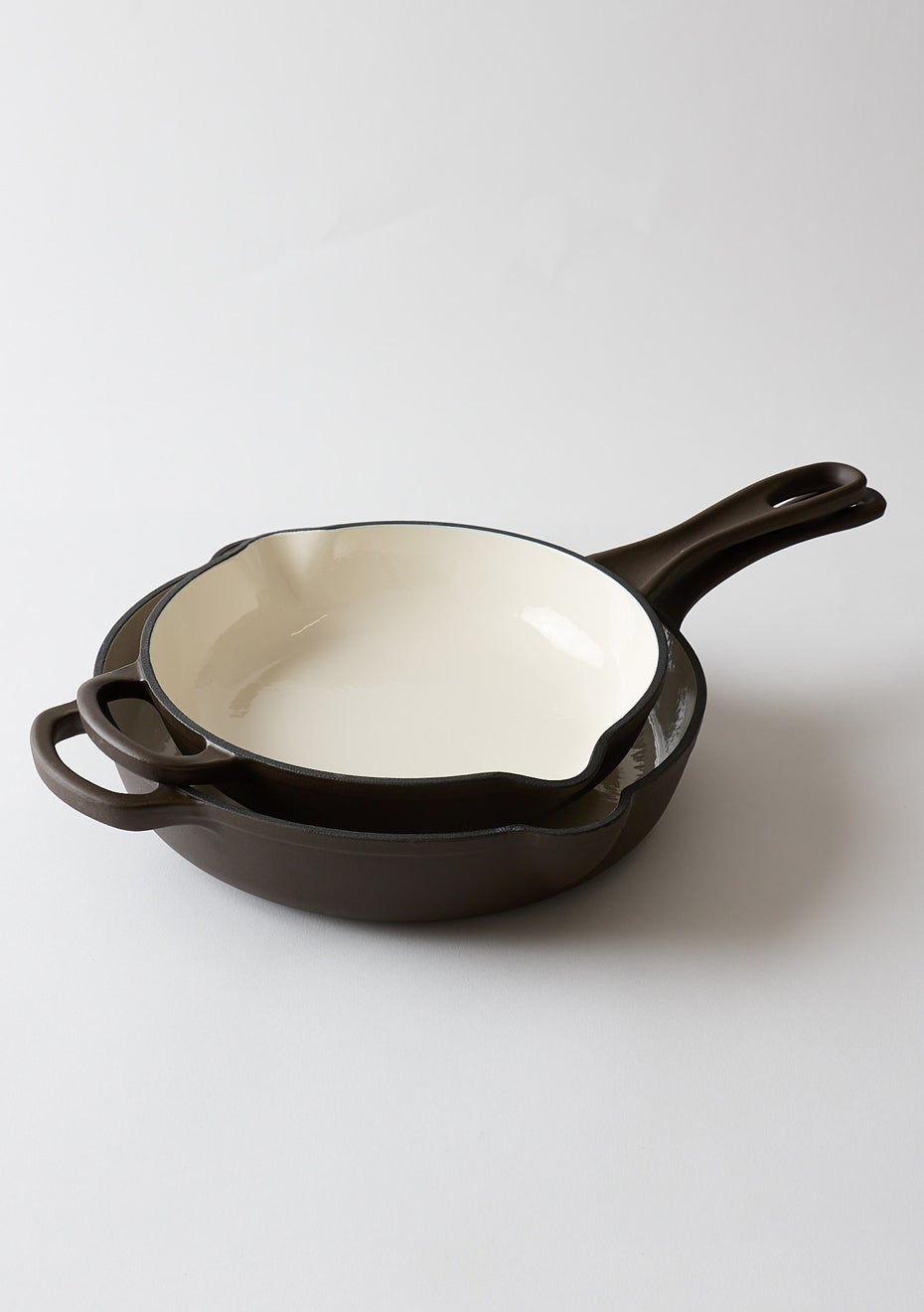 George Collective - Cast Iron Pan 27cm - Matte Cocoa - Onceit