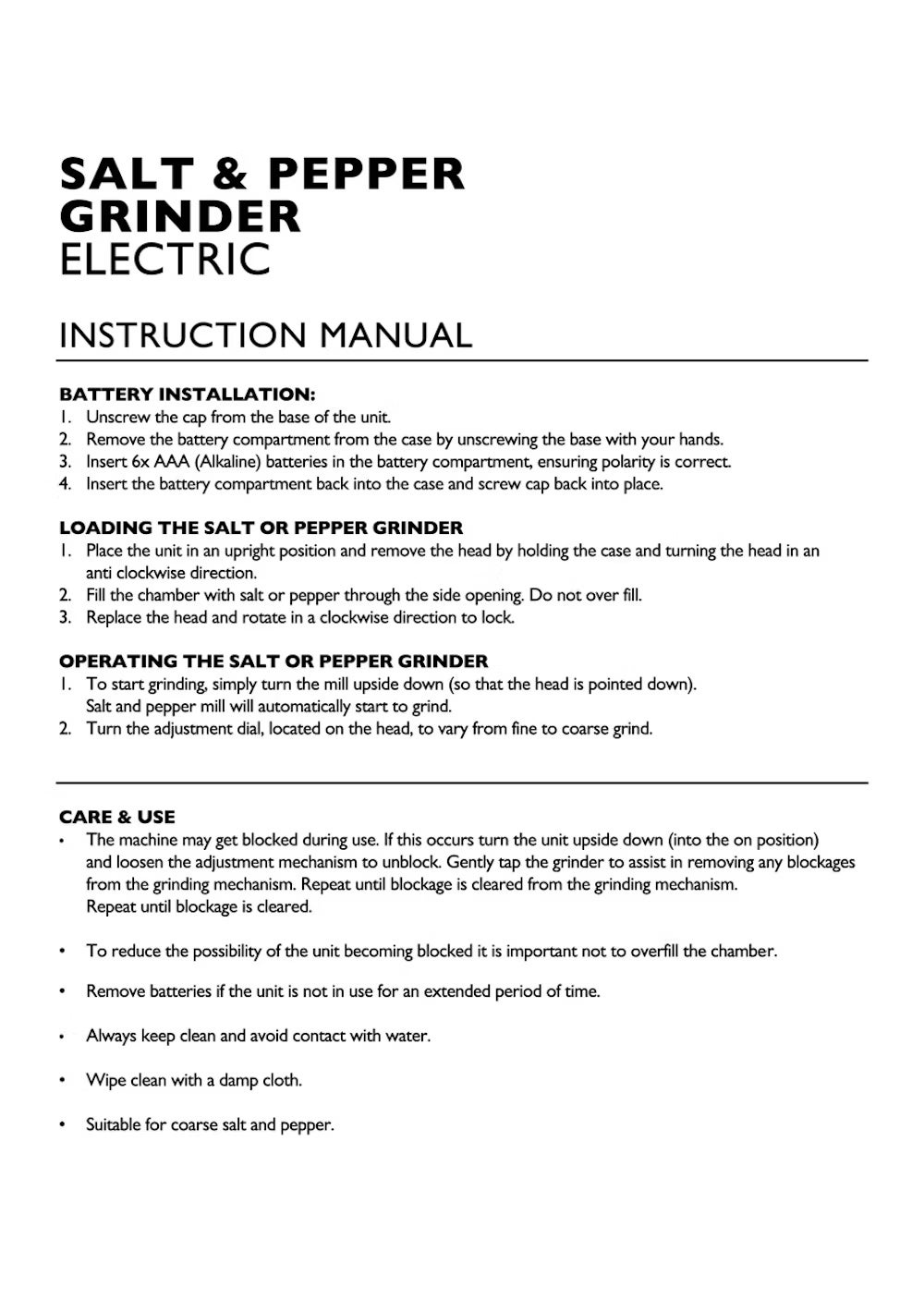 George Collective - Gravity Electric Salt/Pepper Grinder - Blush - Onceit