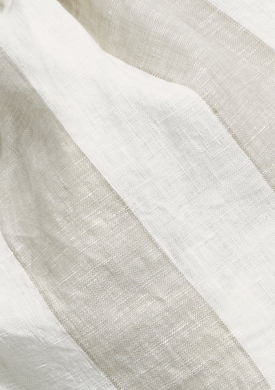 George Collective - 100% French Linen Flat Sheet - Super King - Natural ...