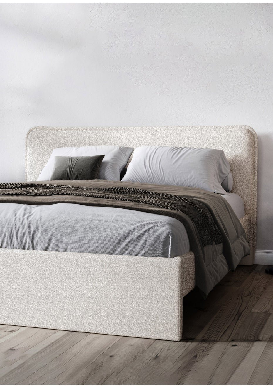 George Collective - MOD Boucle Bed Frame - King - Boucle - Onceit