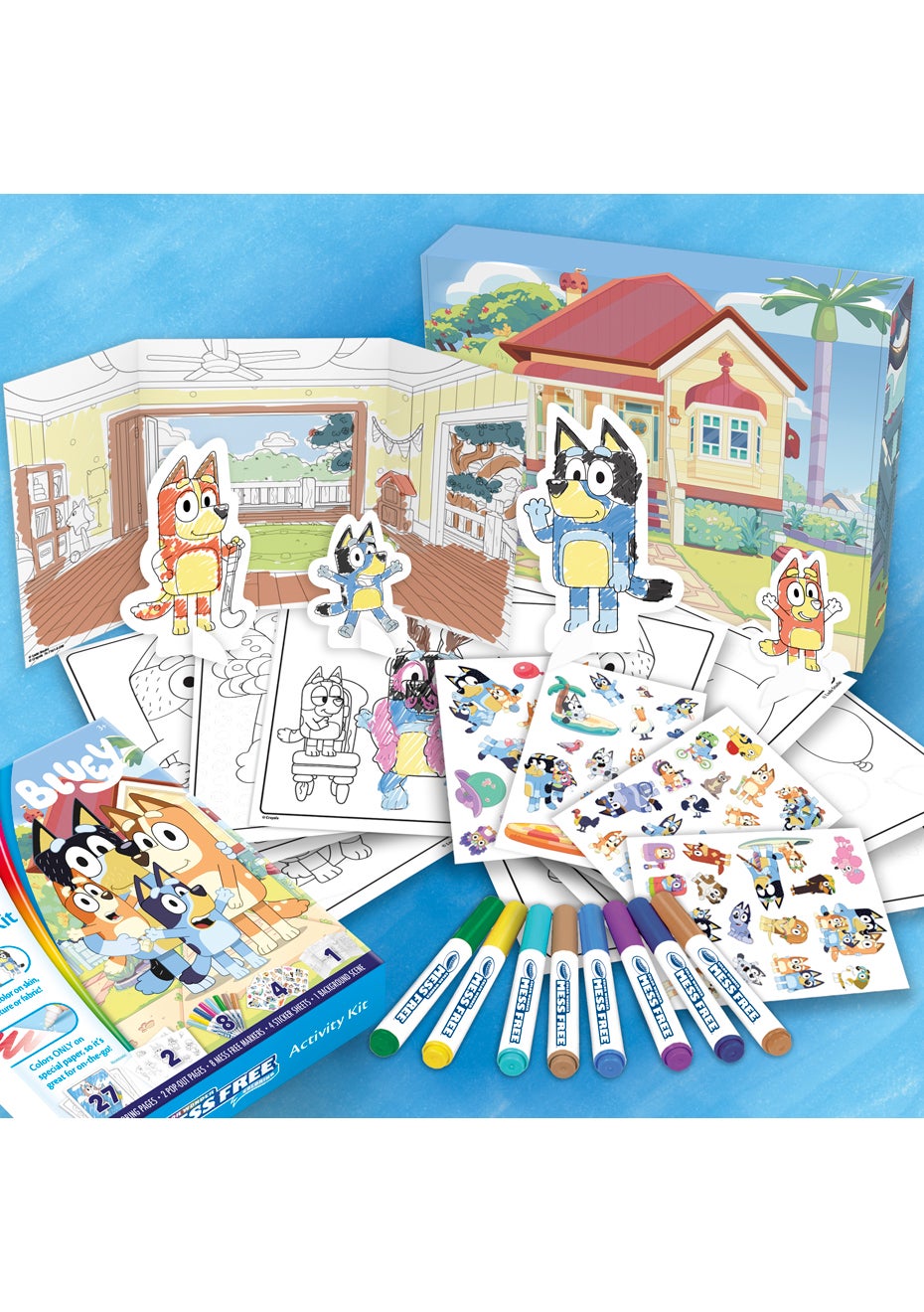 Crayola Color Wonder Activity Kit Bluey - Onceit