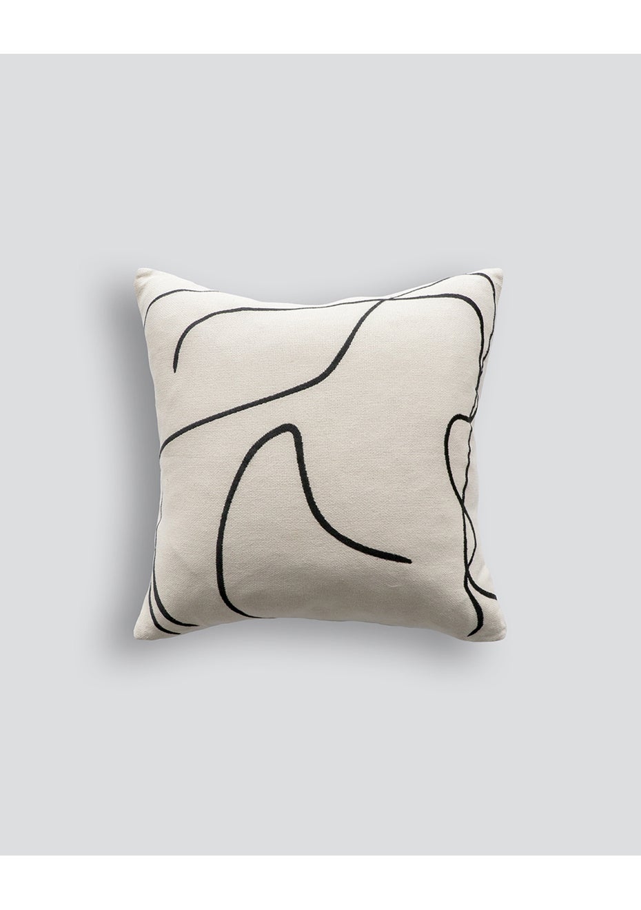 Ollo - Alejandro Ivory 45x45cm Feather Cushion - Onceit