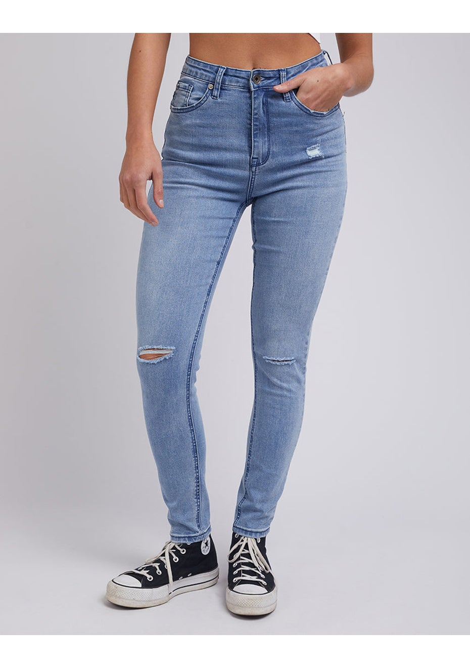 Silent Theory - Vice High Skinny Jean - Indigo Blaze - Onceit