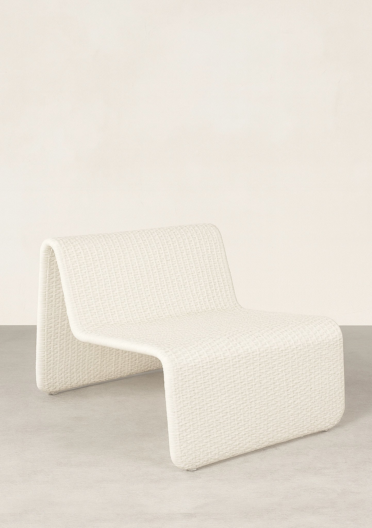 George Collective - Outdoor Wicker Tub Chair - Ivory - Onceit