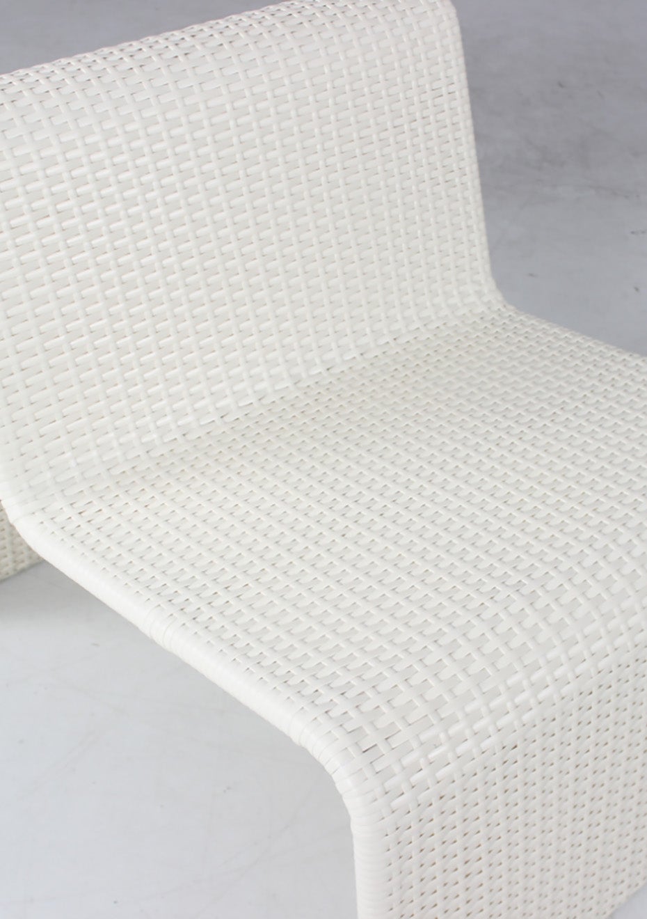 George Collective - Outdoor Wicker Tub Chair - Ivory - Onceit