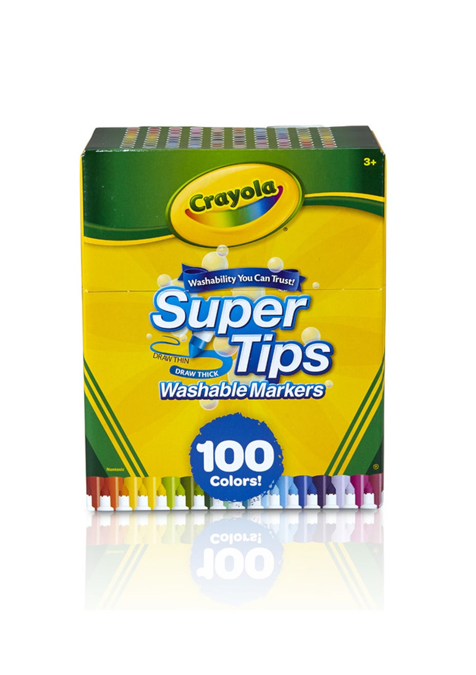 Crayola Supertips Markers 100pk - Onceit