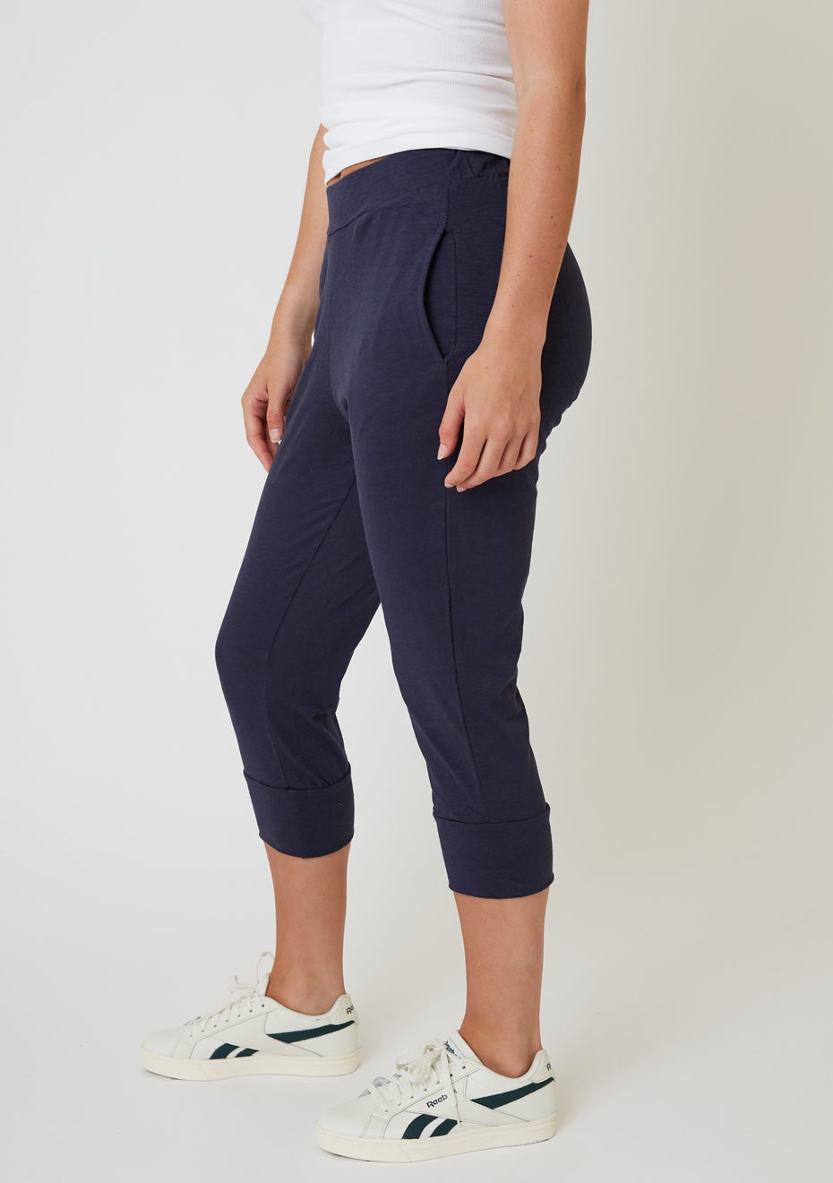 Betty Basics - Alexia Crop Jogger - Navy - Onceit